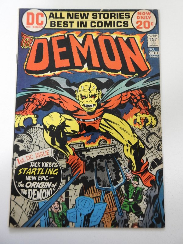 The Demon #1 (1972) 1st Appearance & Origin of The Demon FN- Condition ...