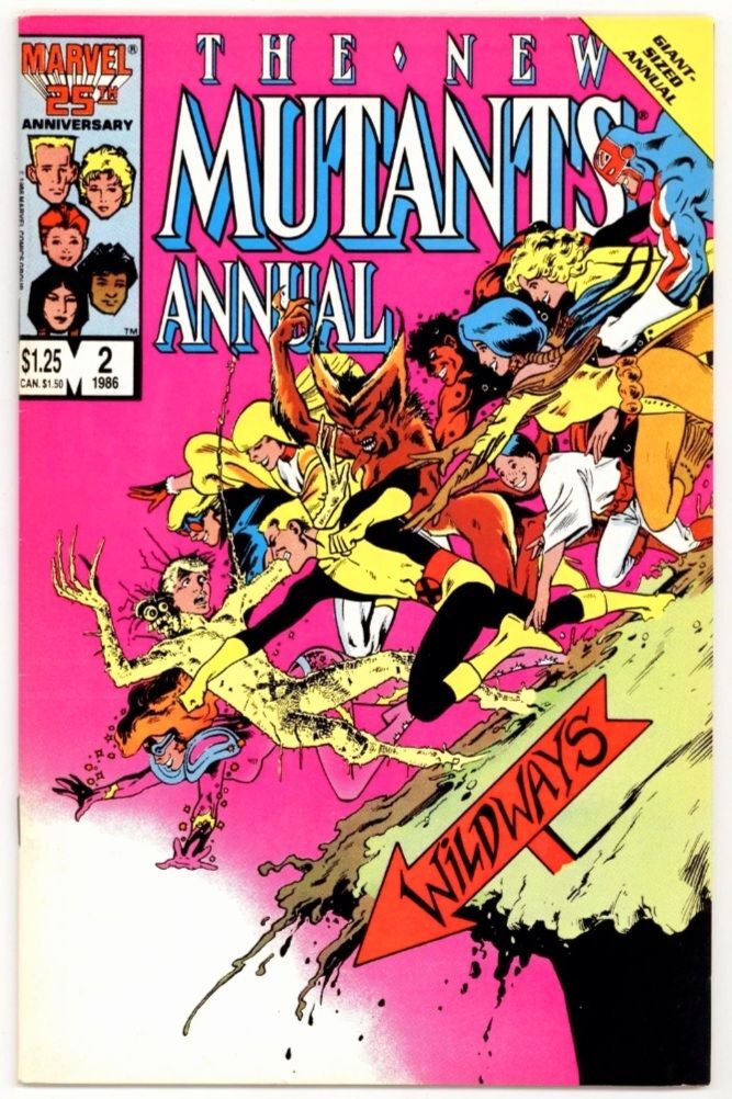 New Mutants Annual #2 (1986) KEY 1st PSYLOCKE/MCU X-Men Betsy Bradock ...