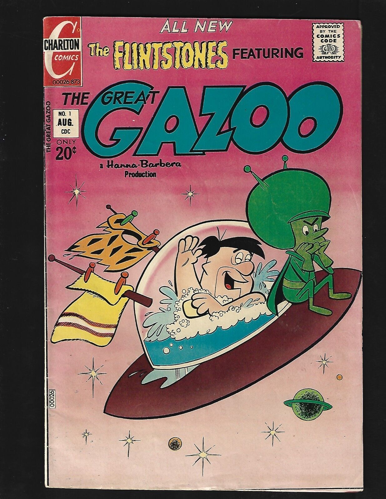 Great Gazoo #1 FN- Fred & Wilma Flintstone Barney Betty & Bamm-Bamm ...