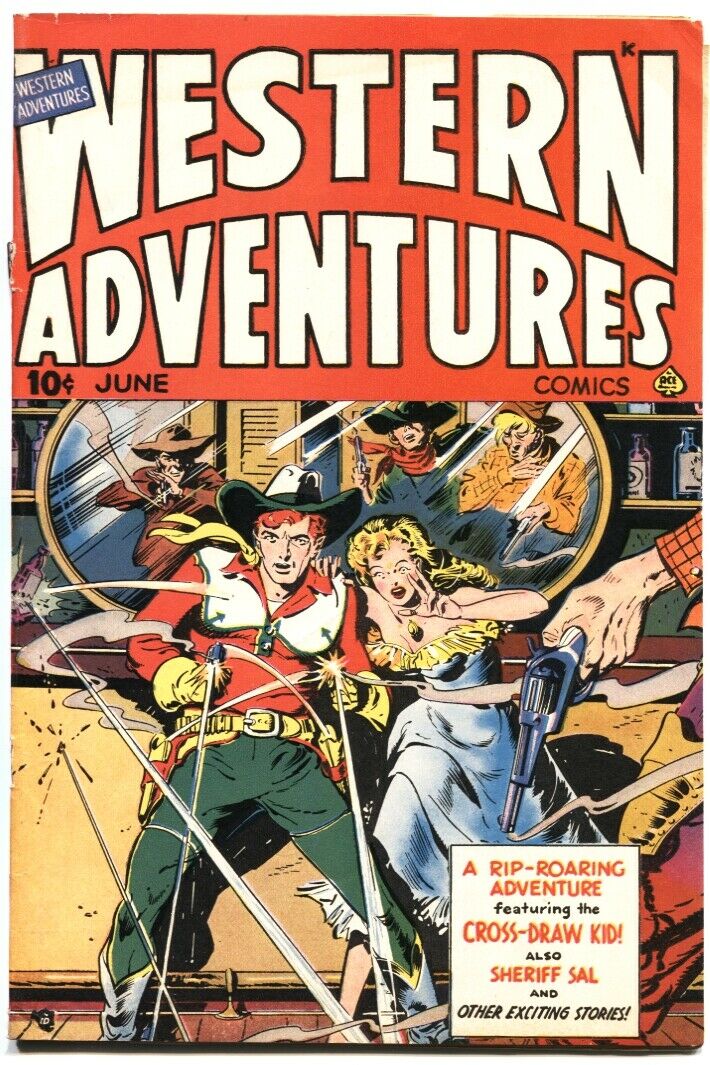 Western Adventures #5-1949-Ace Pubs-Crossdraw Kid-Sheriff Sal-Gga ...