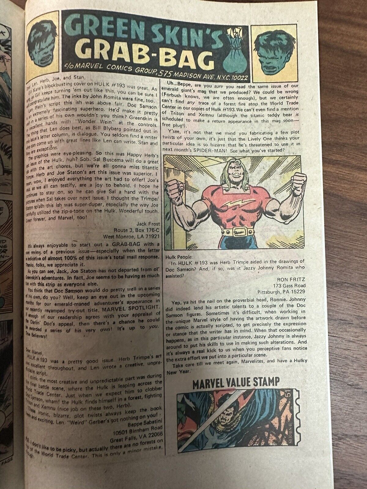 Incredible Hulk #197 FN. Bernie Wrightson Cover. (Marvel 1976) MVS ...