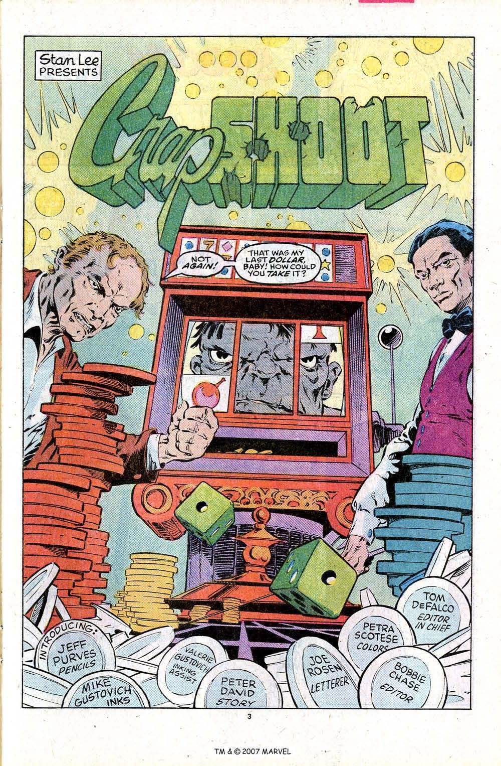 Incredible Hulk #347 (1988) Jeff Purves | Direct ED | Copper AGE | 1st ...