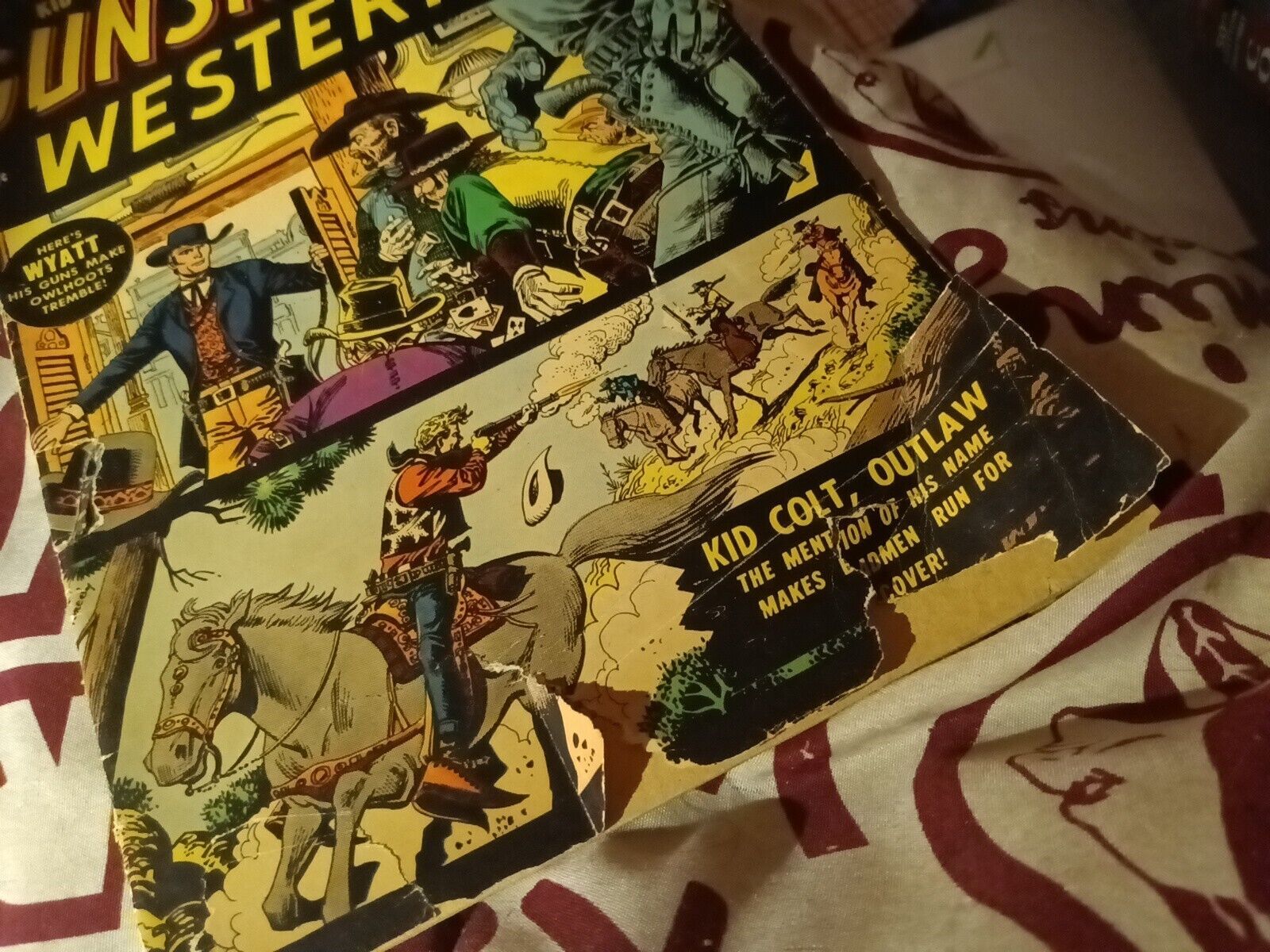 Gunsmoke Western #45 Atlas Comics 1957 Maneely Ayers Wyatt Earp Kid ...