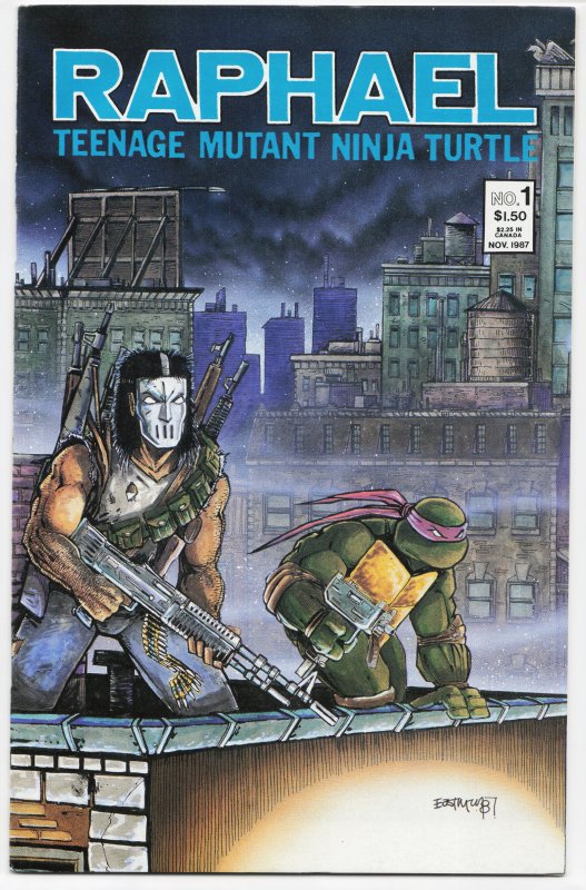 Raphael Teenage Mutant Ninja Turtle 2nd printing Variant (1987) Teenage ...