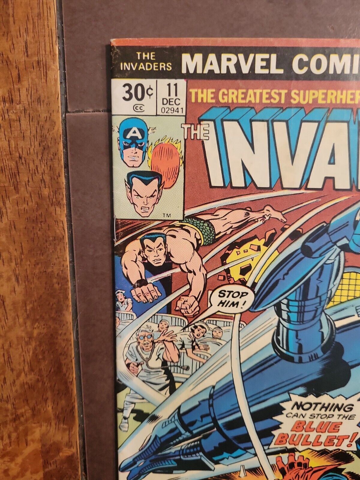 The Invaders # 11, 1976, " Night of the Blue Bullet!", 8.0 | Comic ...