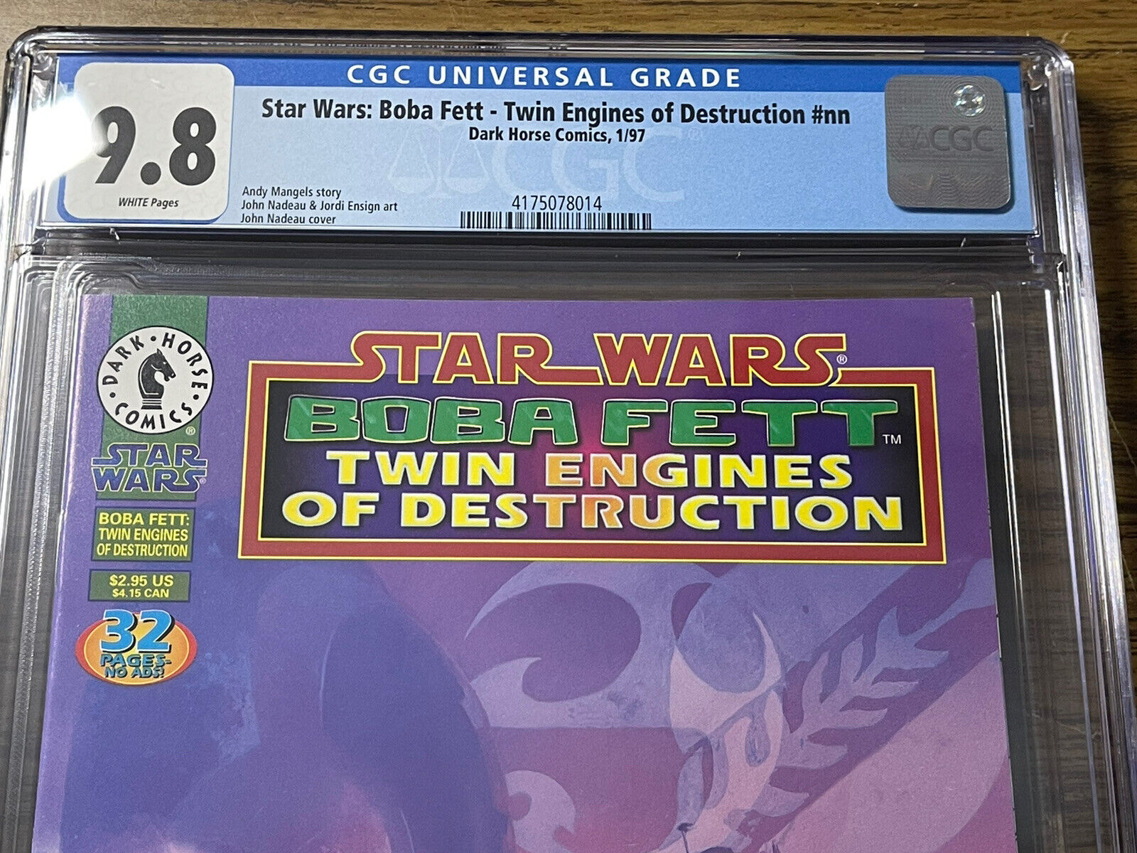 Star Wars Boba Fett Twin Engines of Destruction CGC 9.8 Jodo Kast Dark ...