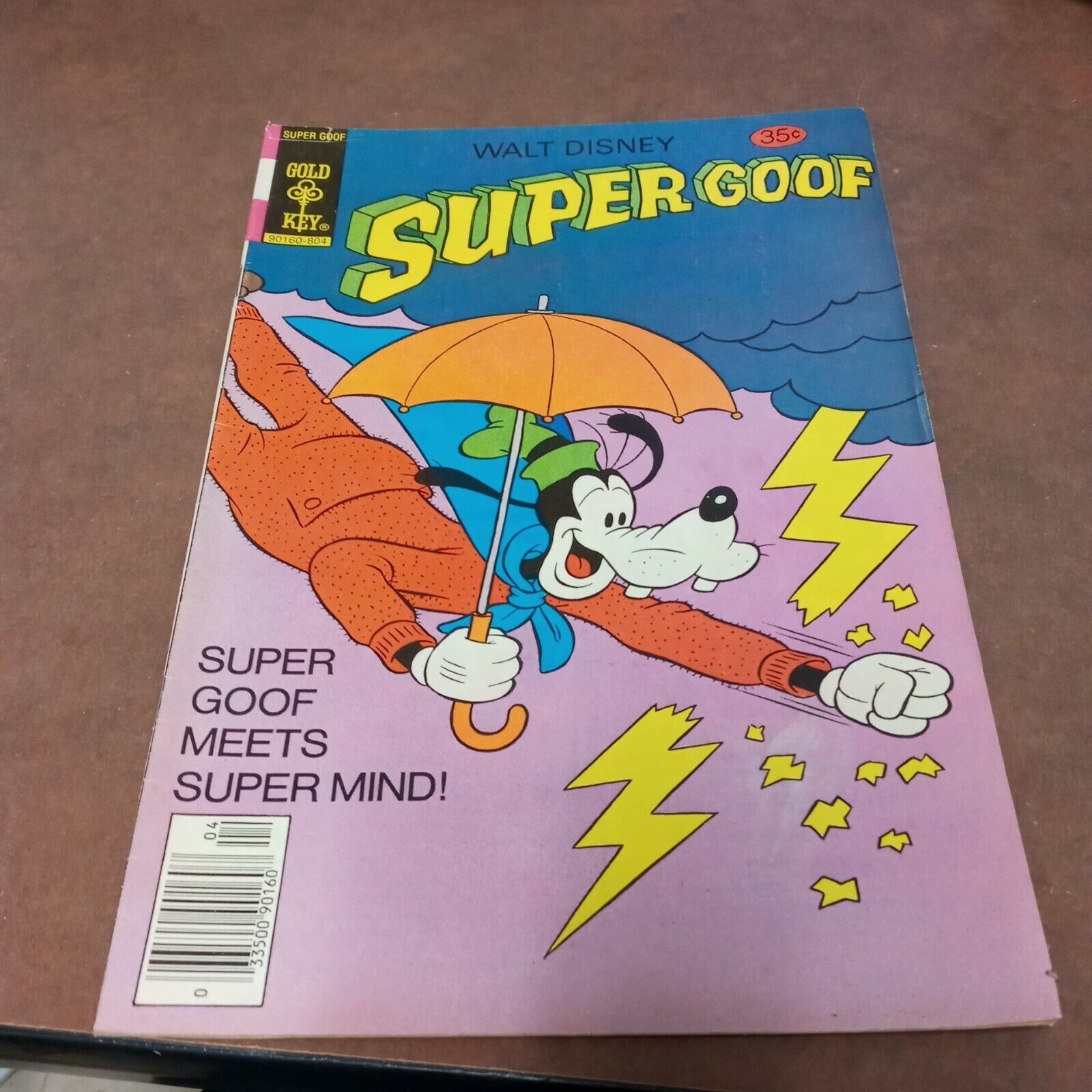 Super Goof 18 21 43 46 Bronze Age Disney Comics Lot Run Set Goofy ...