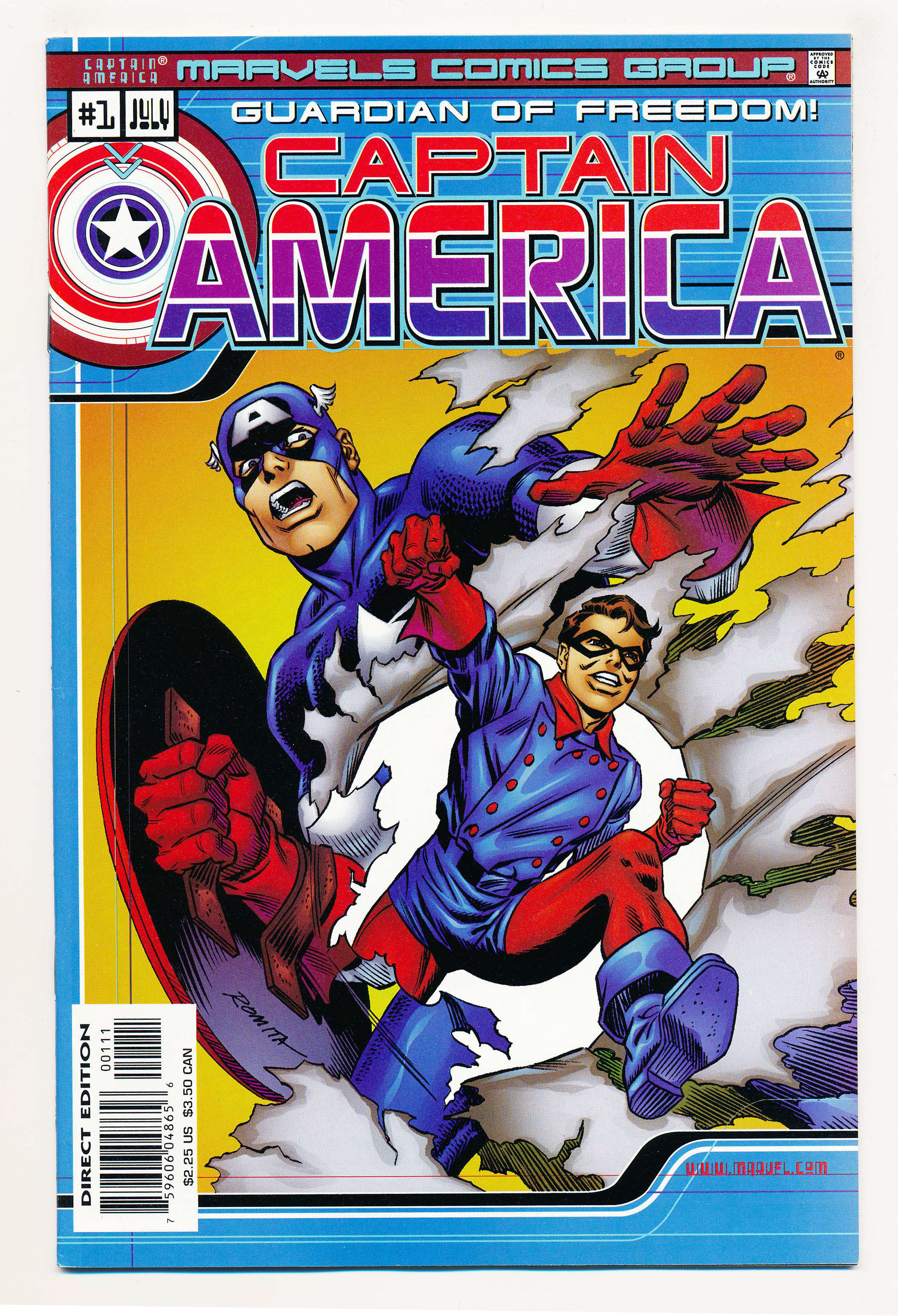 Captain America Guardian of Freedom (2000) #1 VF / HipComic