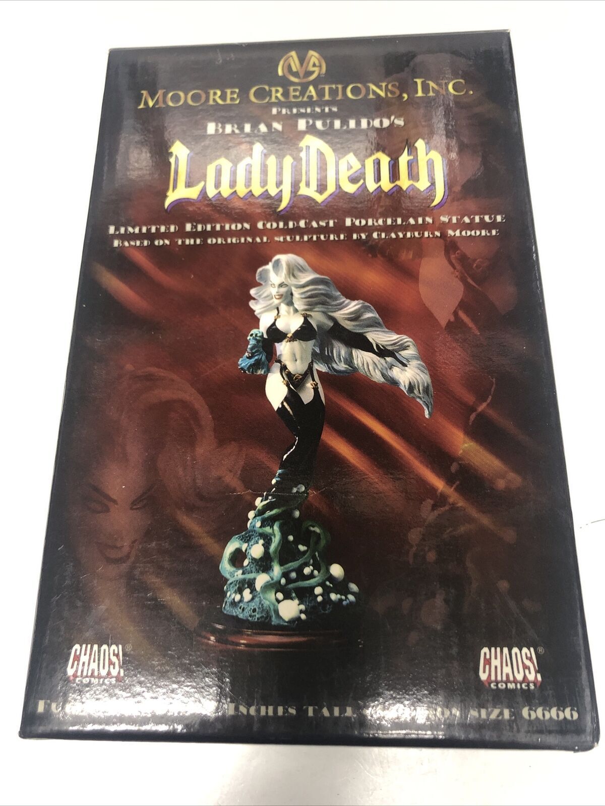 Lady Death Limited Edition (1999) 7" Statue #1236/6666 | Chaos Comics ...