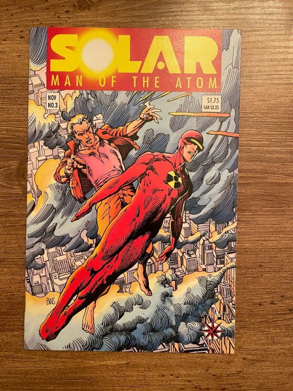 Solar Man Of The Atom # 3 NM Valiant Comic Book Pre-Unity Super-Heroes ...