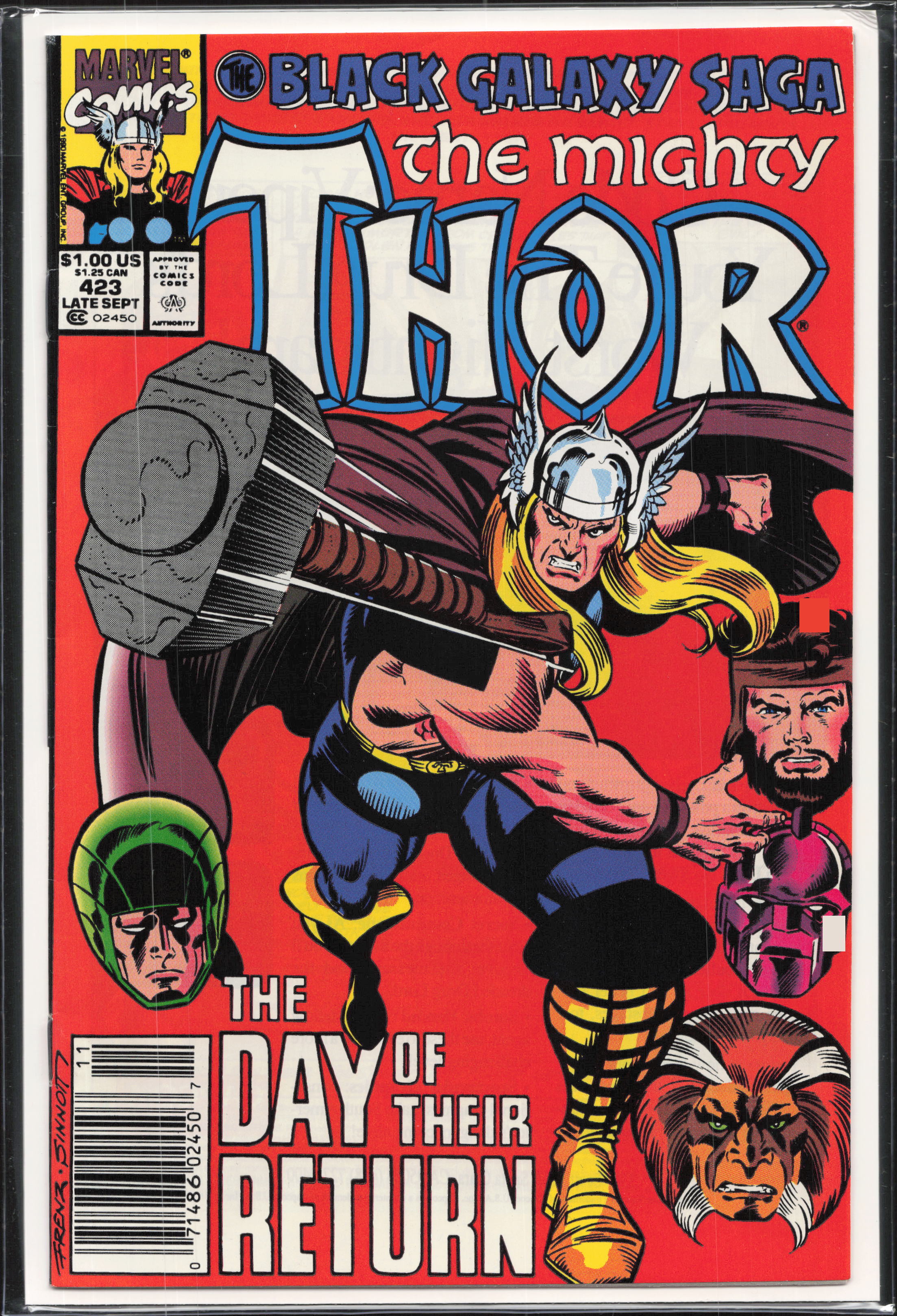 The Mighty Thor #423 (1990) | Comic Books - Copper Age, Marvel / HipComic