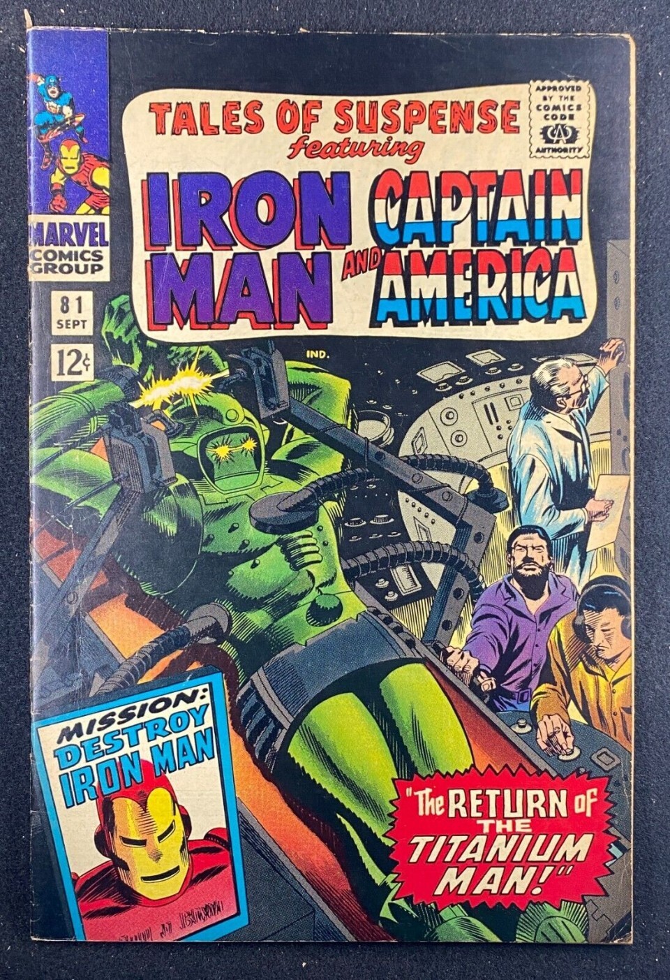 Tales of Suspense (1959) #81 FN- (5.5) Iron Man Gene Colan Titanium Man ...
