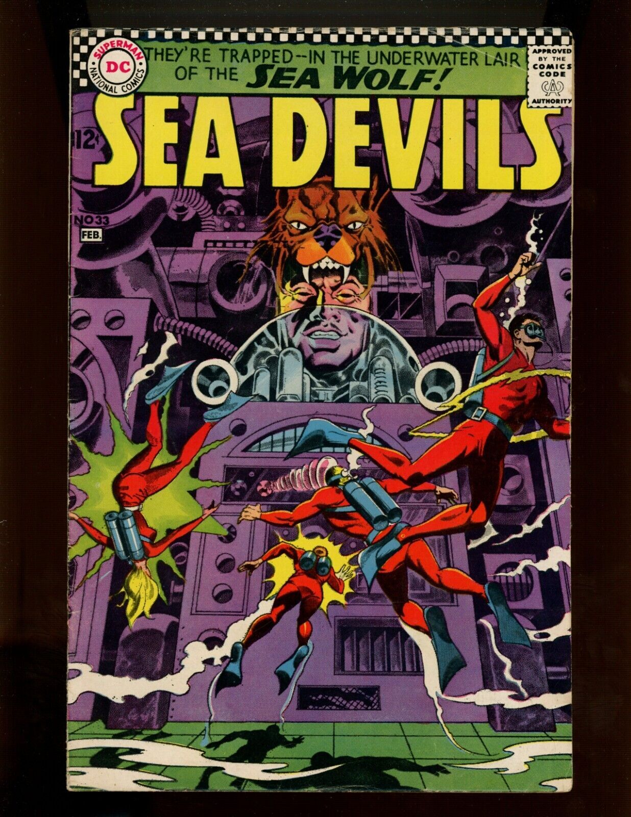 (1967) Sea Devils #33 - "The Secret of the Sinister SEA Wolf!" (4.0 ...