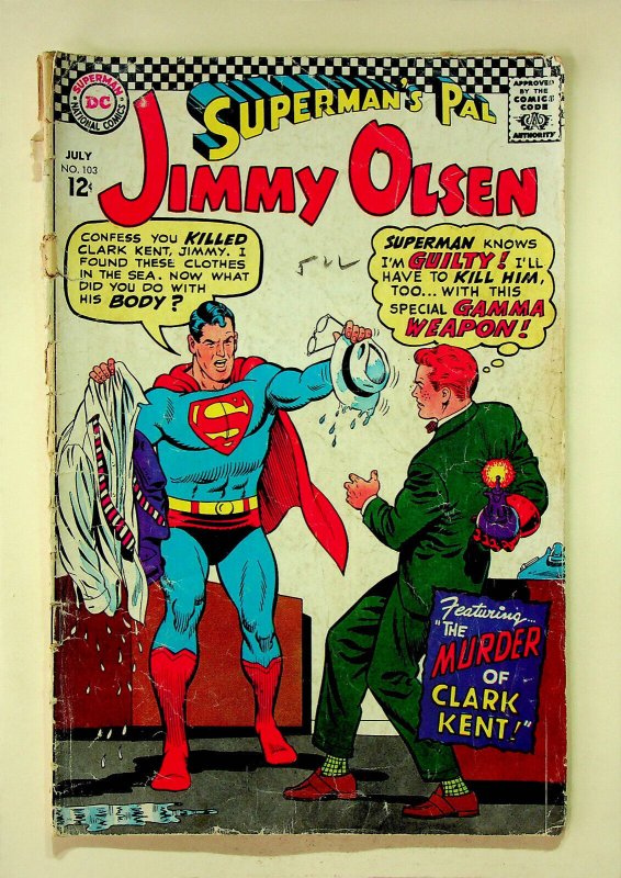 Superman's Pal, Jimmy Olsen # 103 (Jul 1967, DC) - Fair | Comic Books ...