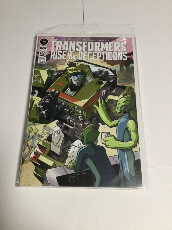 Transformers #20 2020 Unread Lawrence Variant Cover B IDW Comics Nm ...