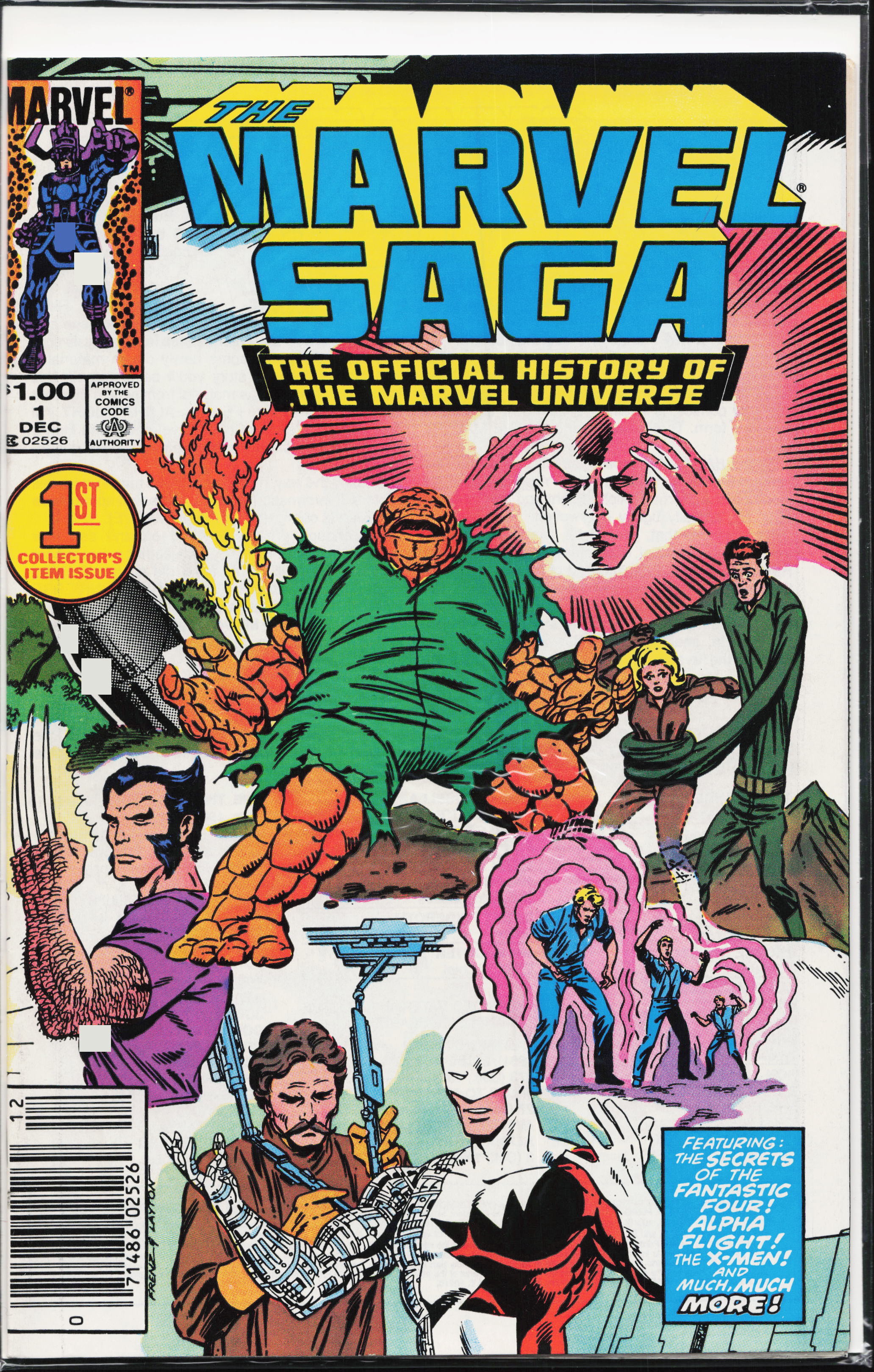 The Marvel Saga The Official History of the Marvel Universe #1 (1985 ...