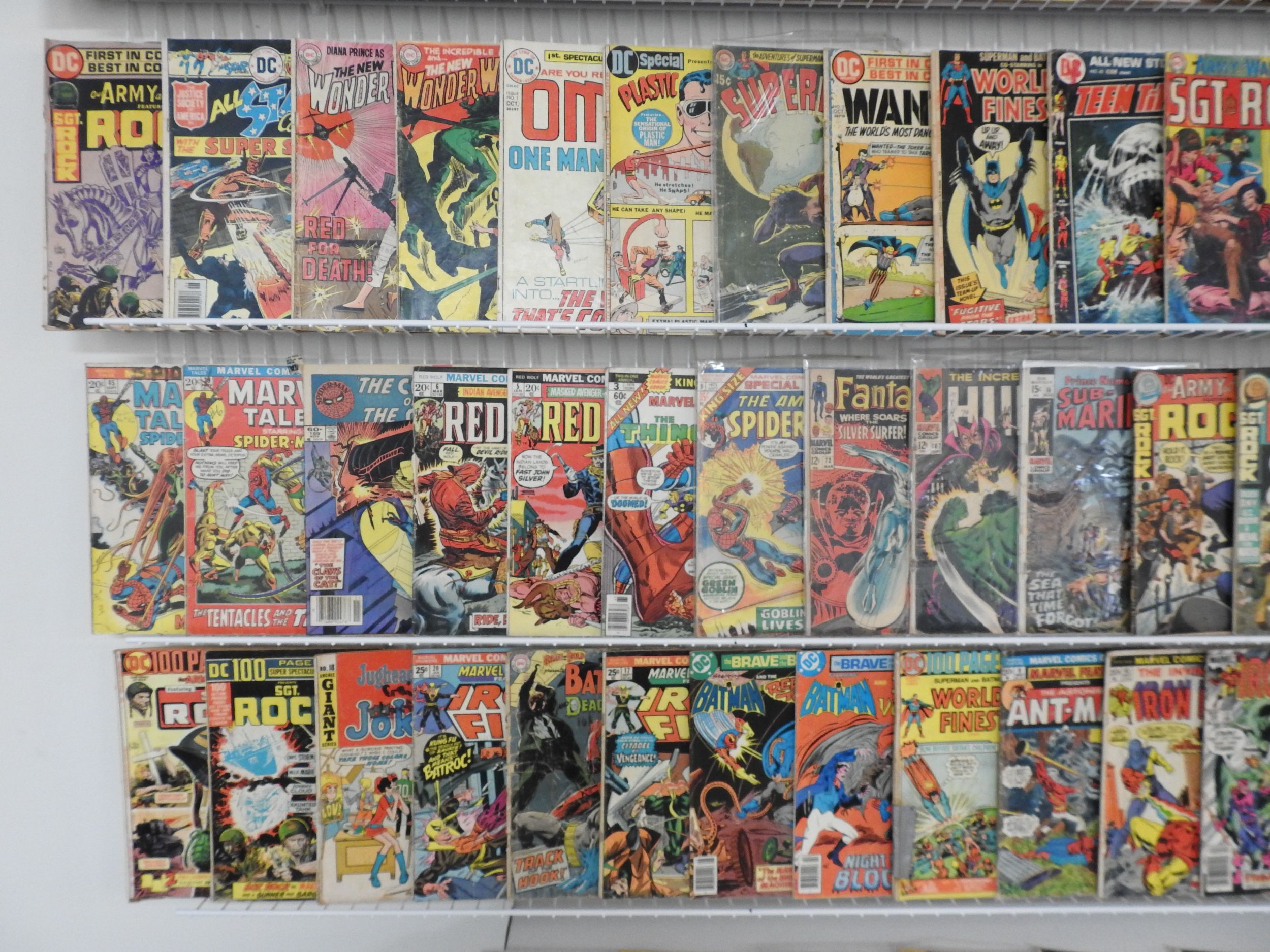 Huge Lot 140+ Low Grade Comics W/ Spider-Man, Hulk, Sub-Mariner, +More ...