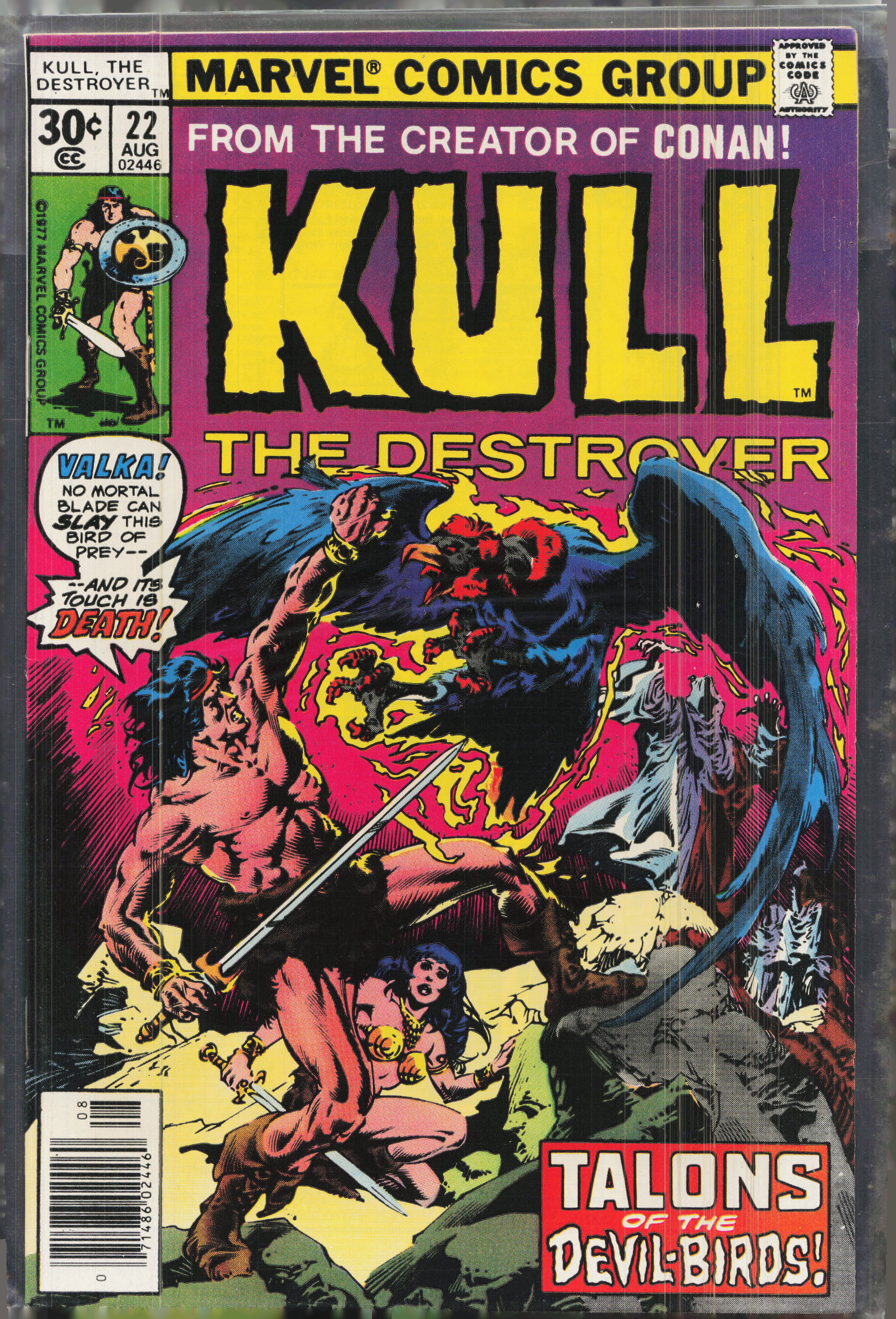 Kull the Destroyer #22 (1977) Kull | Comic Books - Bronze Age, Marvel ...
