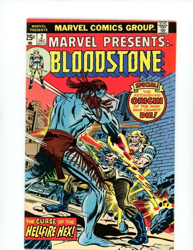 Marvel Presents #2 - Orig. Ulysses Bloodstone. Rich Buckler Art - (7.5 ...