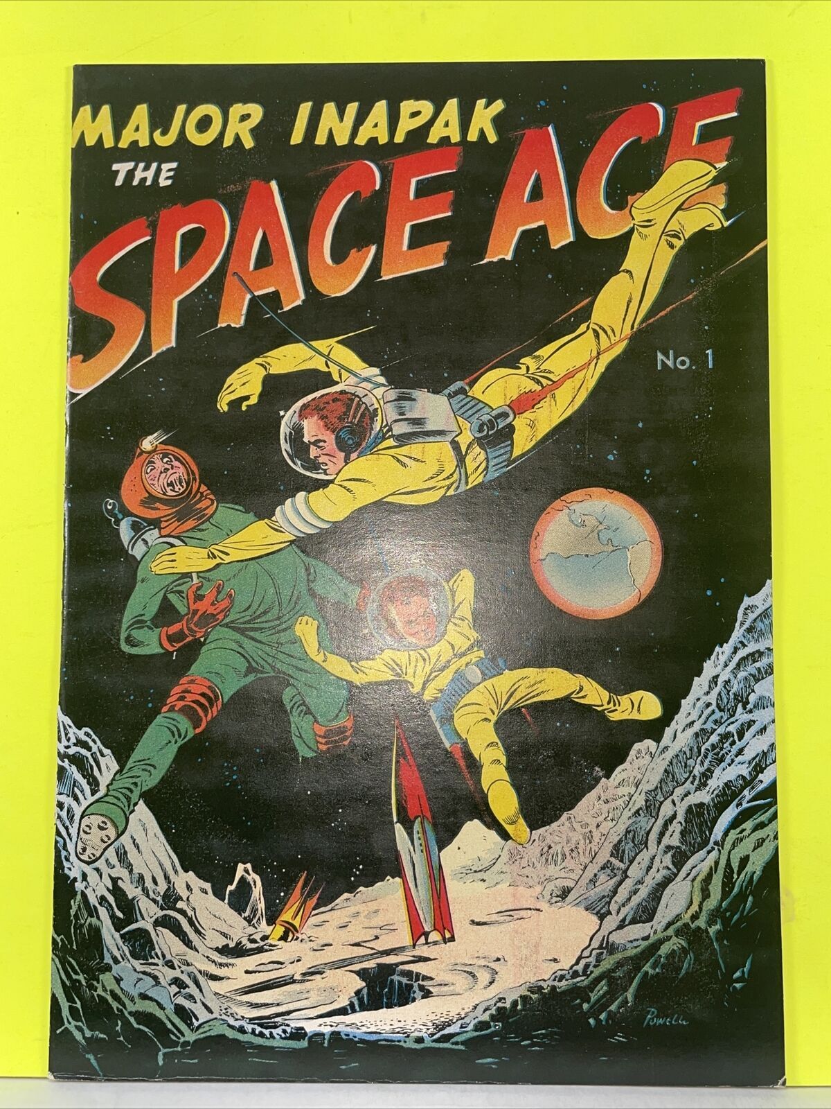 Major Inapak the Space Ace #1 Hi -Grade Golden Age Vintage Comic 1951 ...