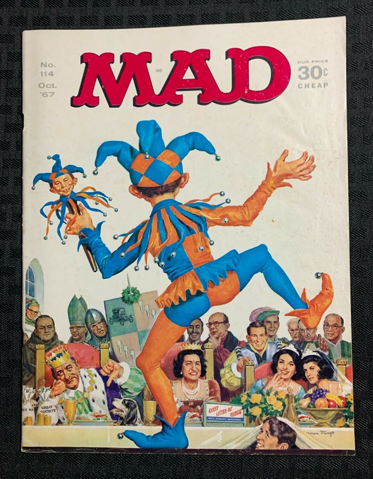 1967 MAD Magazine #114 VG 4.0 Alfred E Neuman / Fisherman Collection ...
