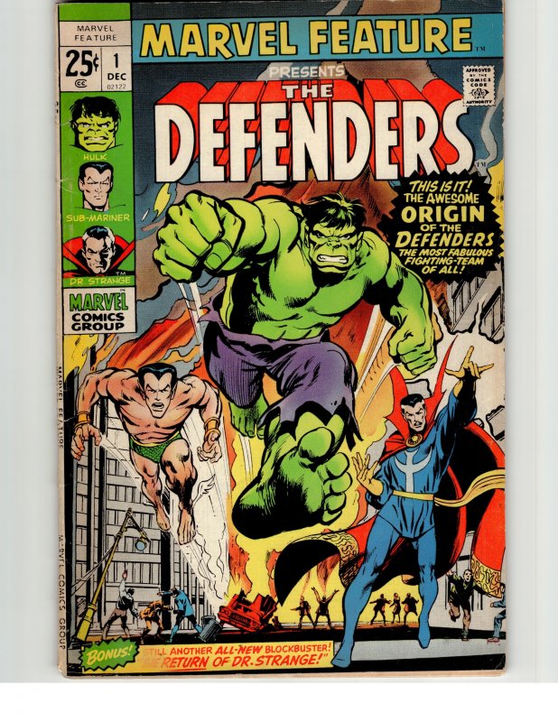 Marvel Feature #1 (1971) The Defenders [Key Issue] | Comic Books ...