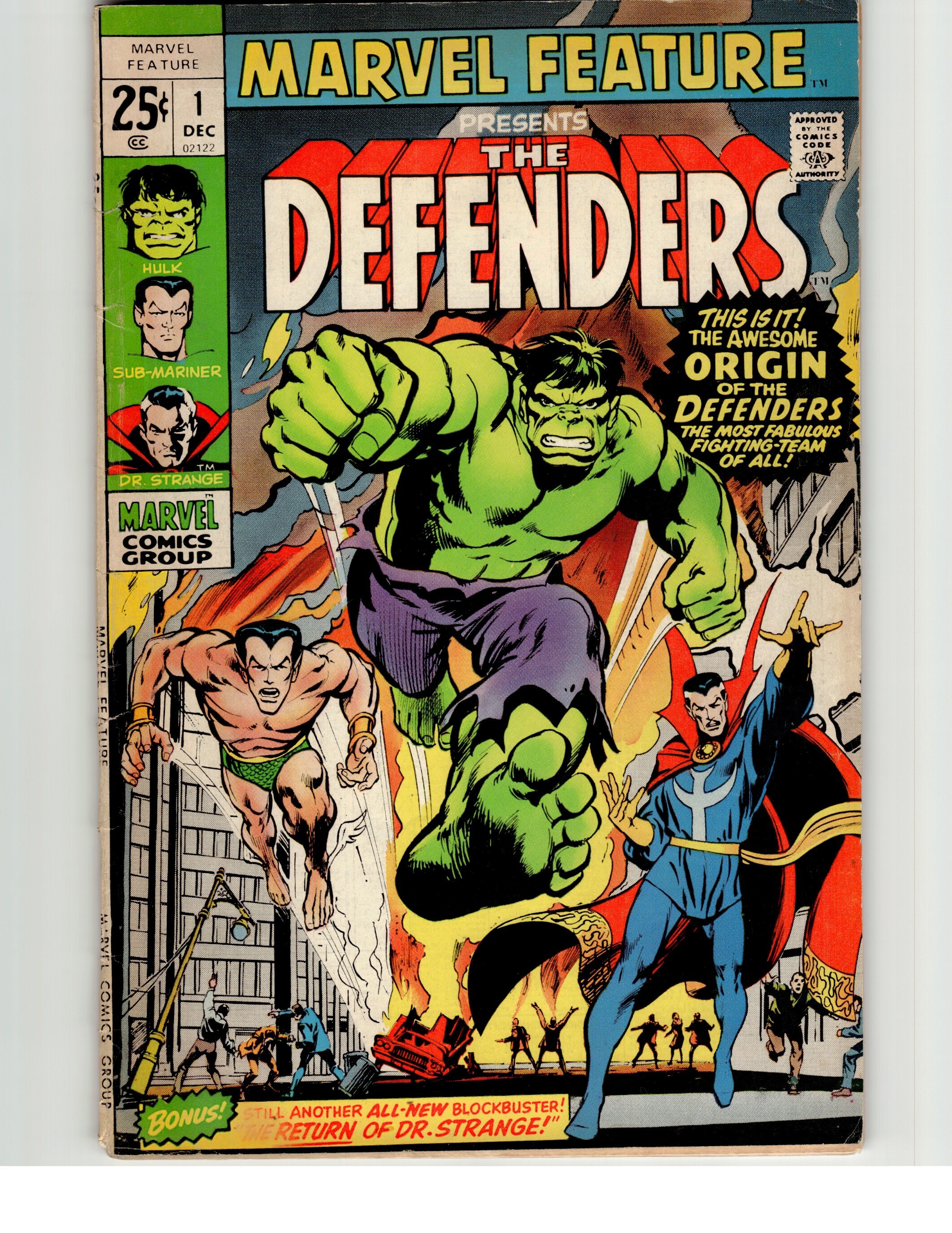 Marvel Feature #1 (1971) The Defenders [Key Issue] | Comic Books ...