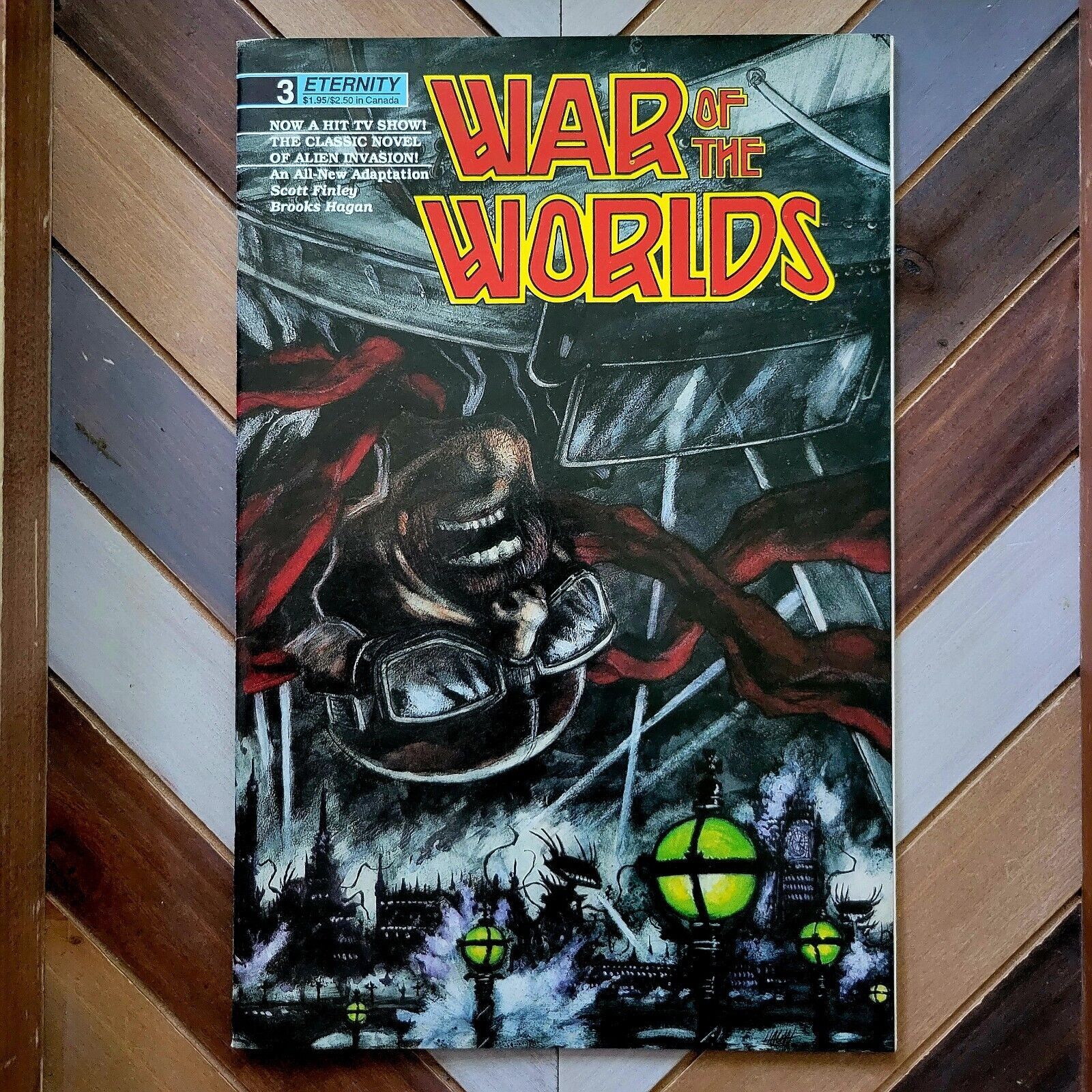 WAR OF THE WORLDS #3-6 (Eternity 1990) Sci-Fi Horror / Final 4 Issues ...