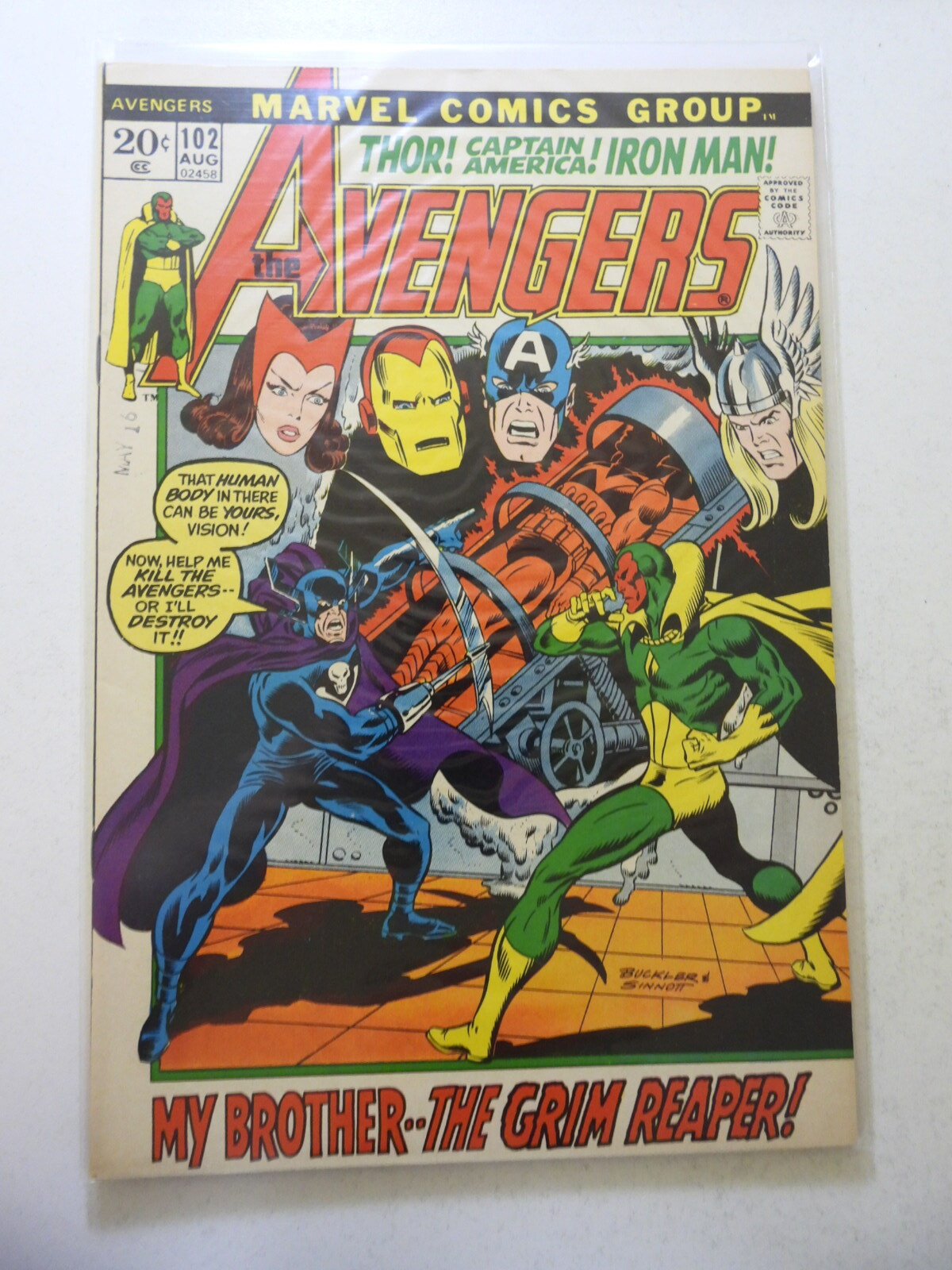 The Avengers #102 (1972) The Avengers | Comic Books - Bronze Age ...