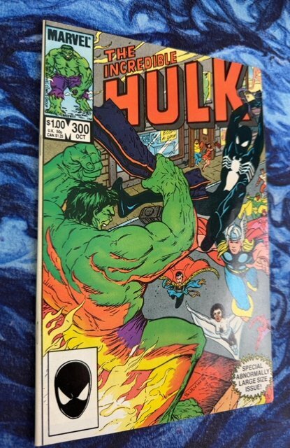 The Incredible Hulk #300 VF+ (1984) Special double-size issue. "Days of ...