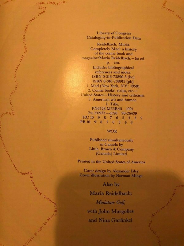 Completely Mad Book By Maria Reidelbach 1991 What Me Worry Alfred E ...