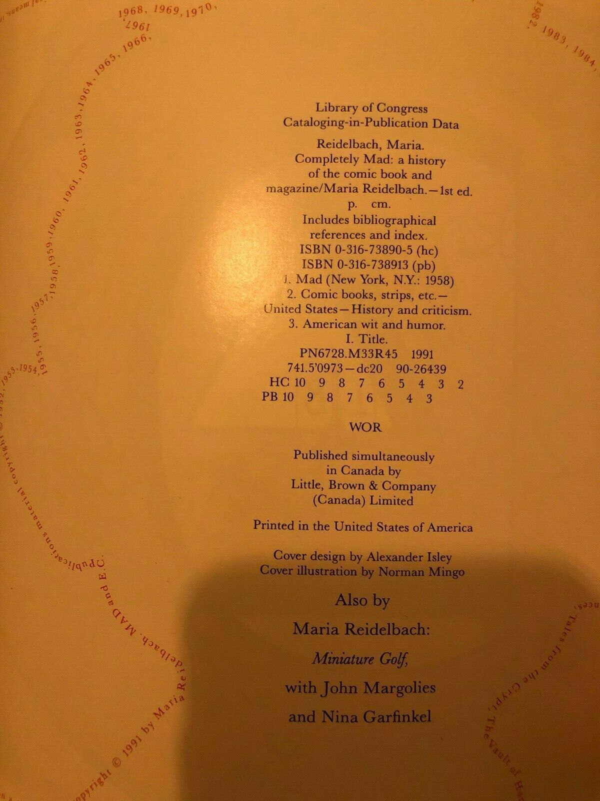 Completely Mad Book By Maria Reidelbach 1991 What Me Worry Alfred E ...