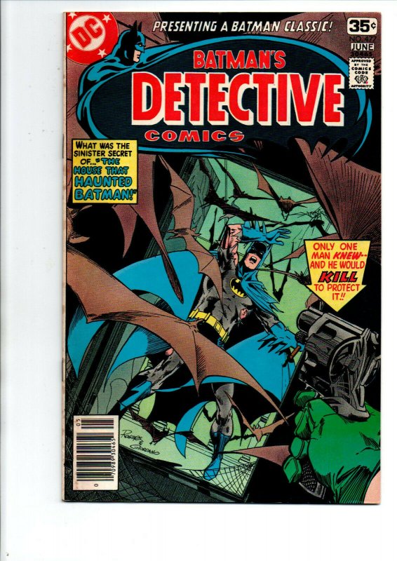 Detective Comics #477 newsstand - Batman - cameo Clayface III - 1978 ...