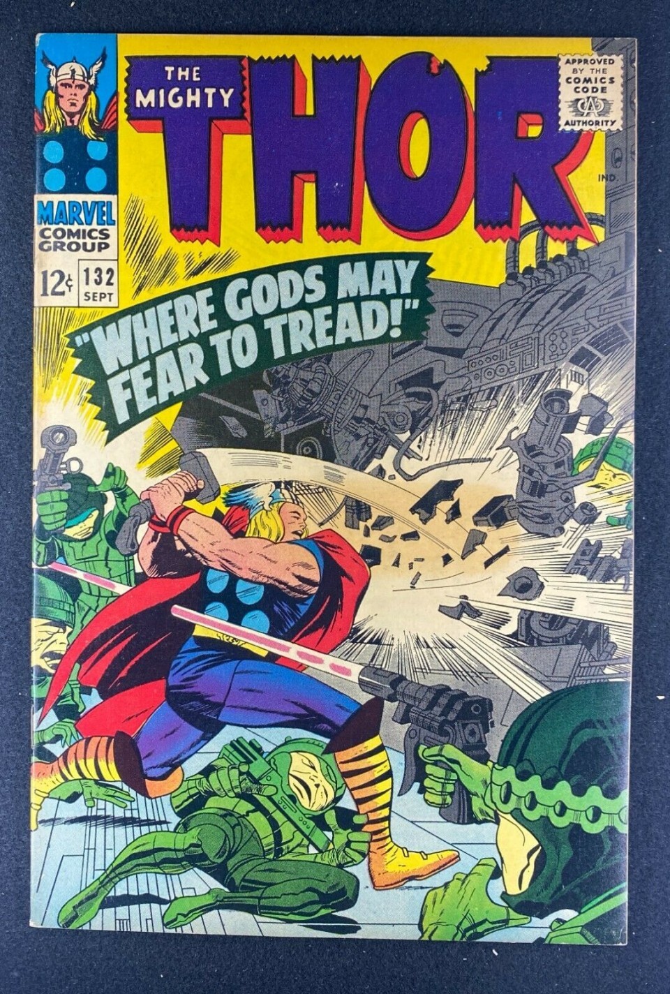 Thor (1966) #132 VF (8.0) 1st Appearance Ego the Living Planet Kirby ...