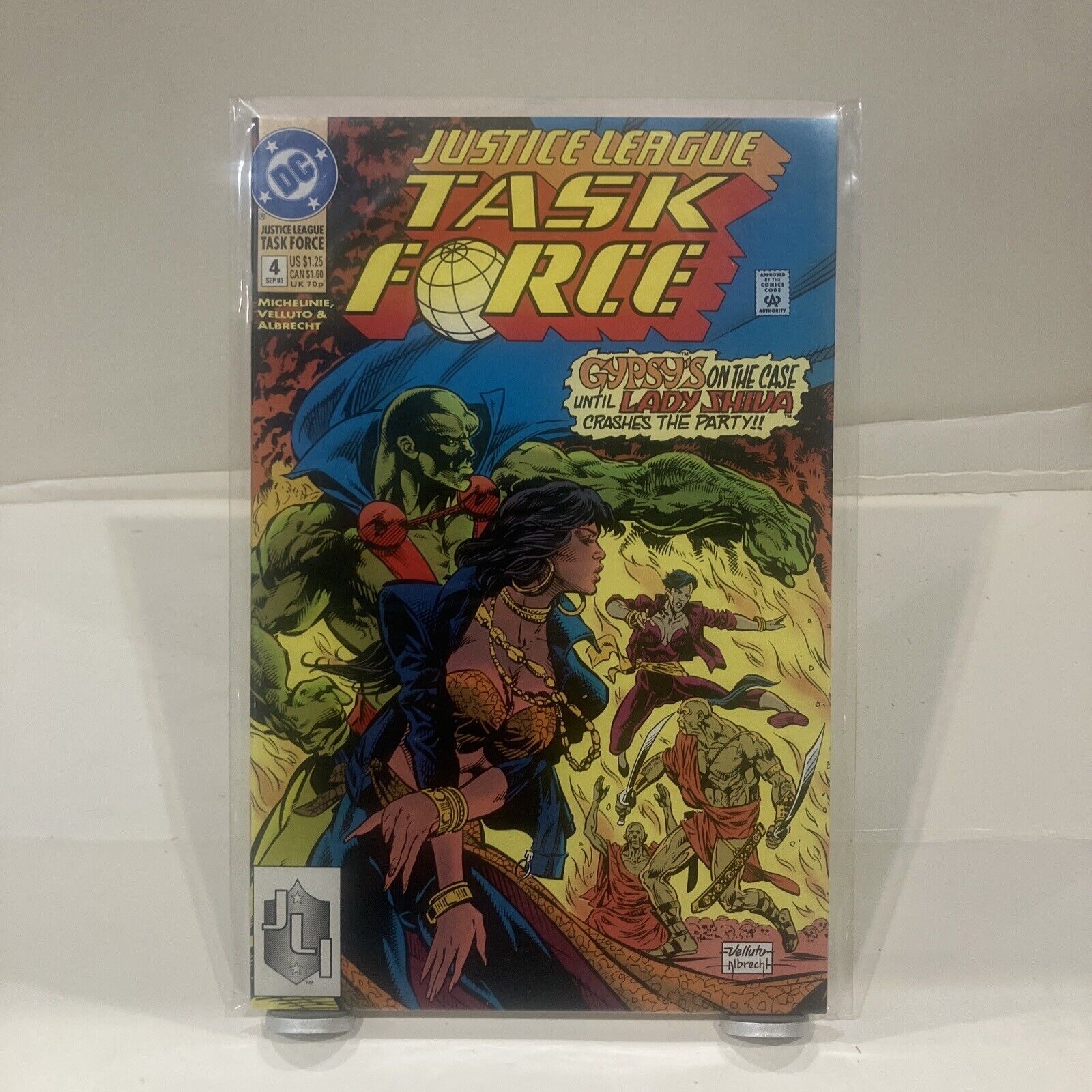 Justice League Task Force #4 (1993) DC Comics Lady Shiva Sal Velluto ...