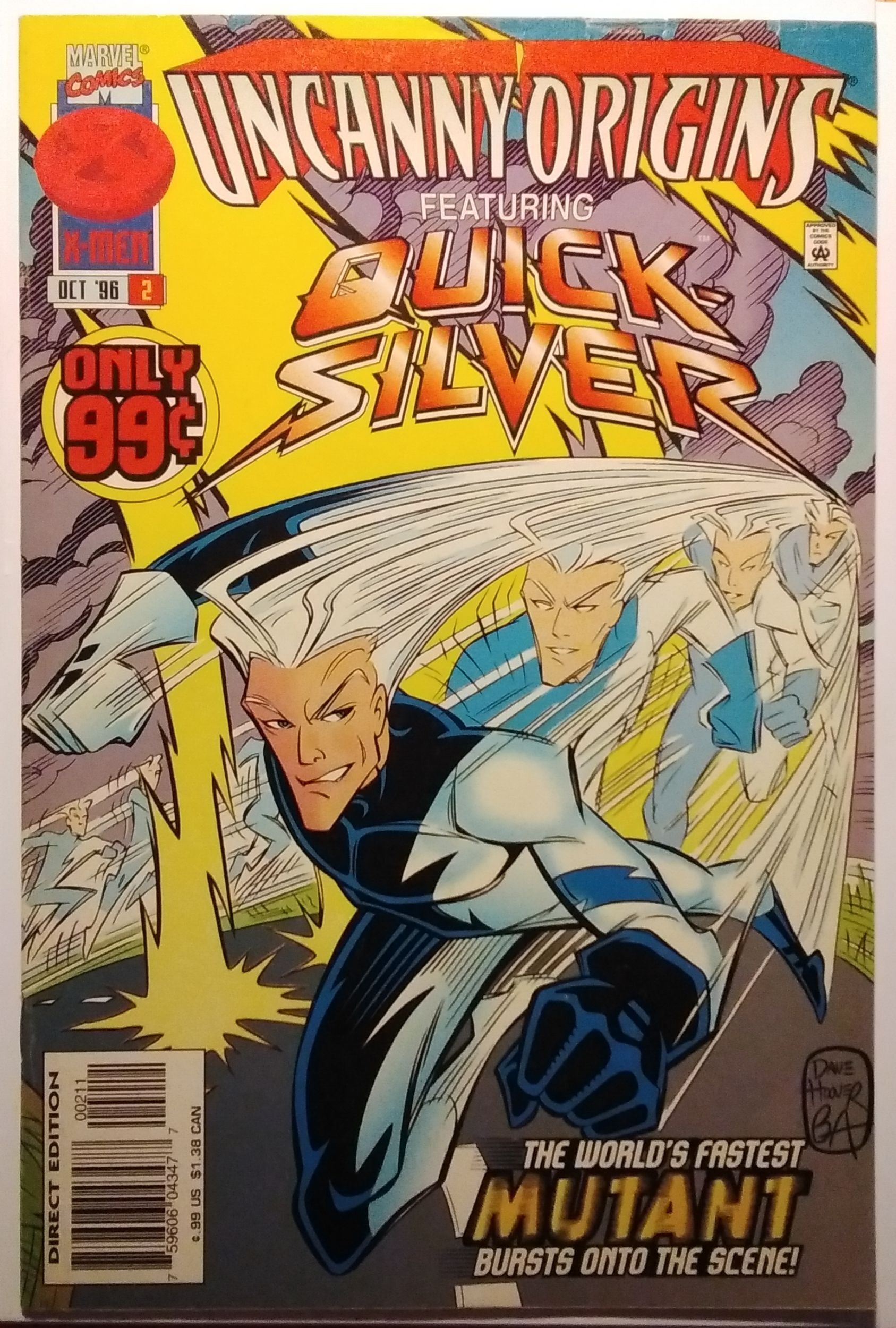 Uncanny Origins #2 Quicksilver (1996) | Comic Books - Modern Age, Marvel, Quicksilver, Superhero ...