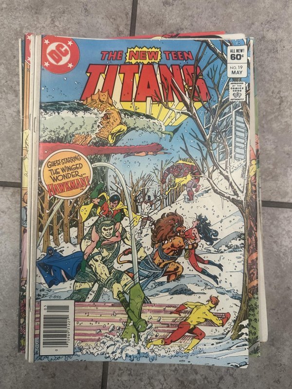 The New Teen Titans #19 Newsstand Edition (1982) | Comic Books - Bronze Age, DC Comics, Teen ...