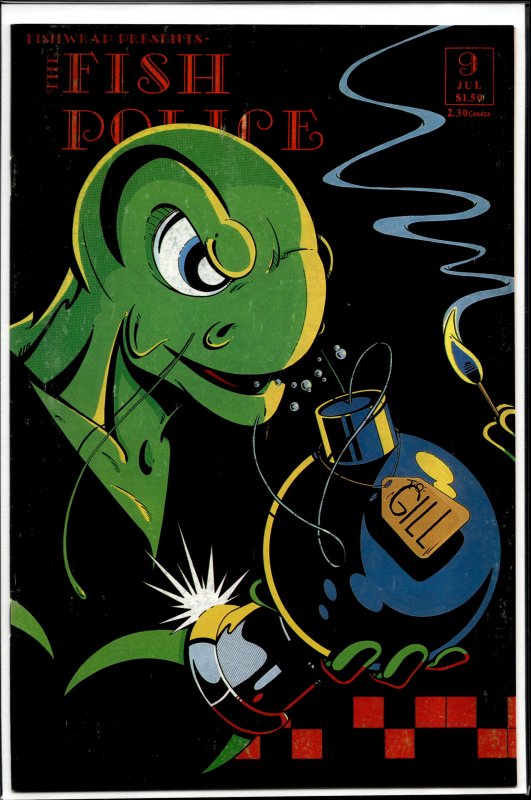 Fish Police #9 (1987) The Fish Police | Comic Books - Copper Age / HipComic
