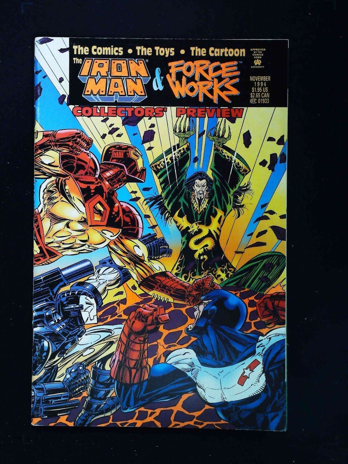 Iron Man Force Works Previews #1 Marvel Comics 1994 Fn+ | Comic Books ...