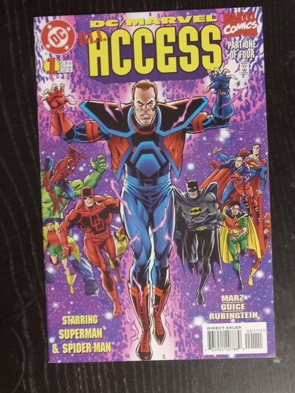 DC/Marvel: All Access #1 Direct Edition (1996) Spider-Man | Comic Books ...