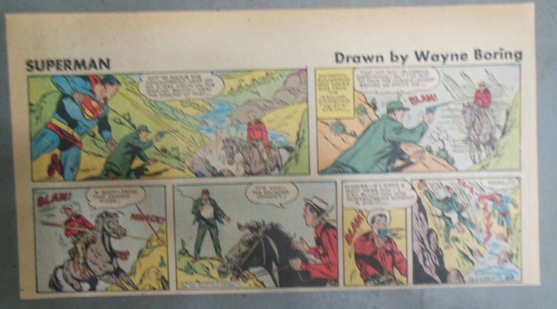 Superman Sunday Page #948 by Wayne Boring from 12/29/1957 Size ~7.5 x ...