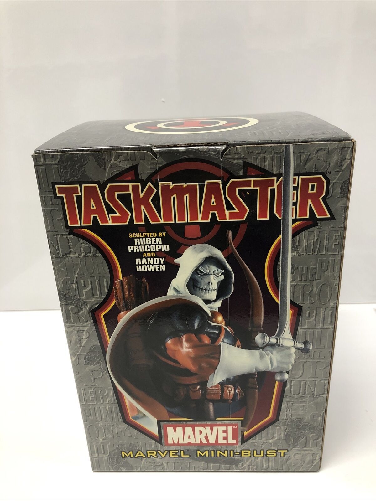 Marvel Taskmaster Mini-Bust • Ruben Procopio Randy Bowen • 2688/3000 ...