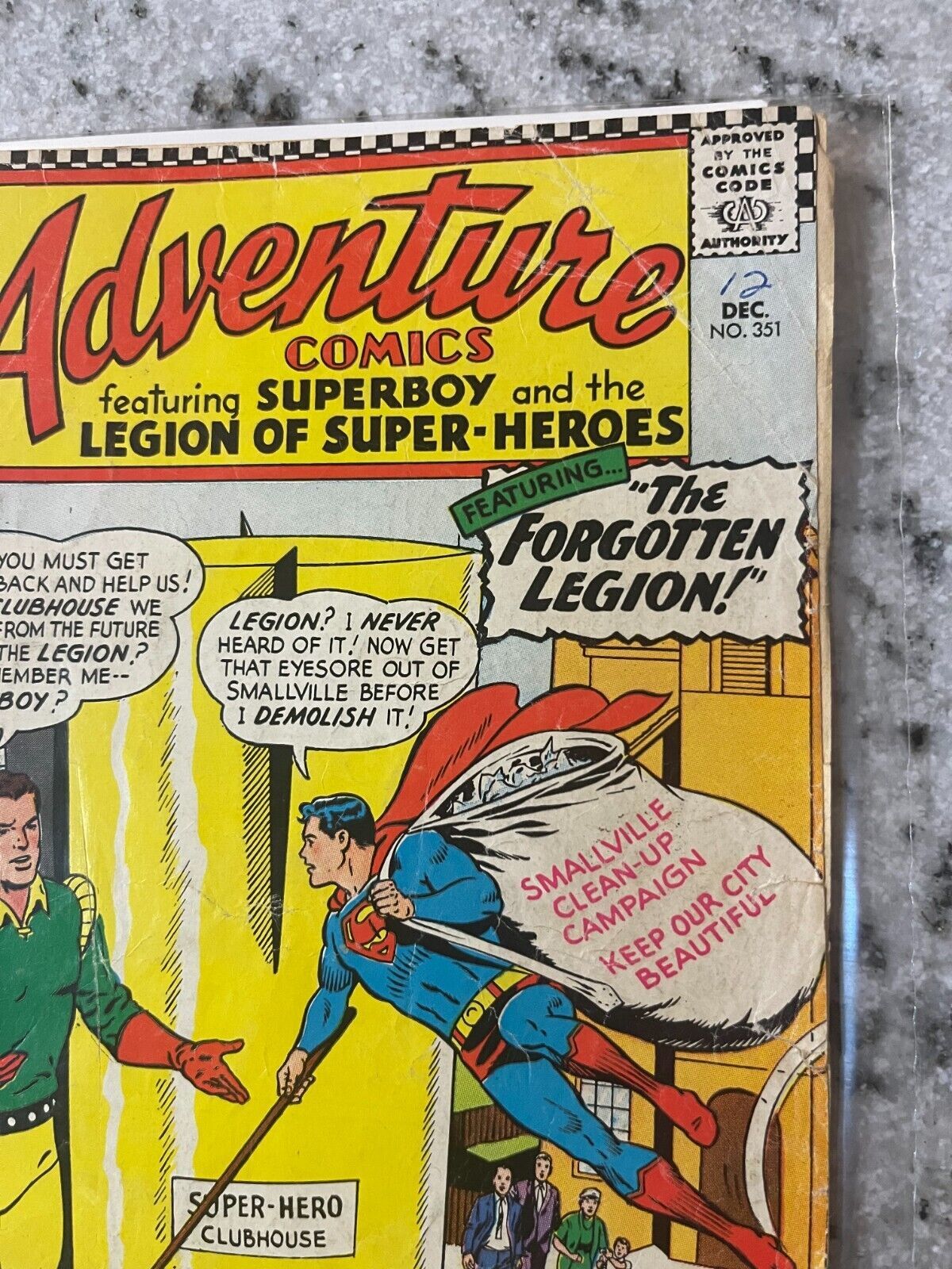Adventure Comics # 351 PR DC Silver Age Comic Book Superman Superboy ...