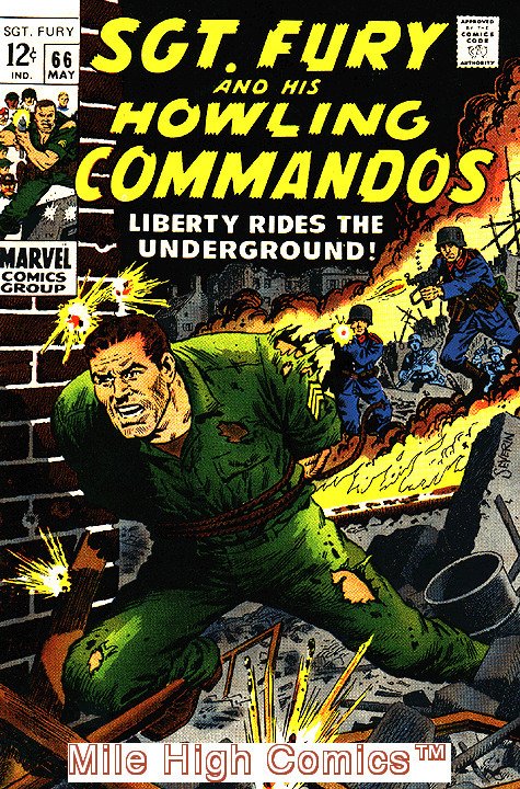 SGT. FURY AND HIS HOWLING COMMANDOS (1963 Series) #66 Good Comics Book ...