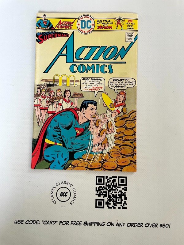 Action Comics # 454 VF DC Comic Book Superman Supergirl Batman Flash 3 ...