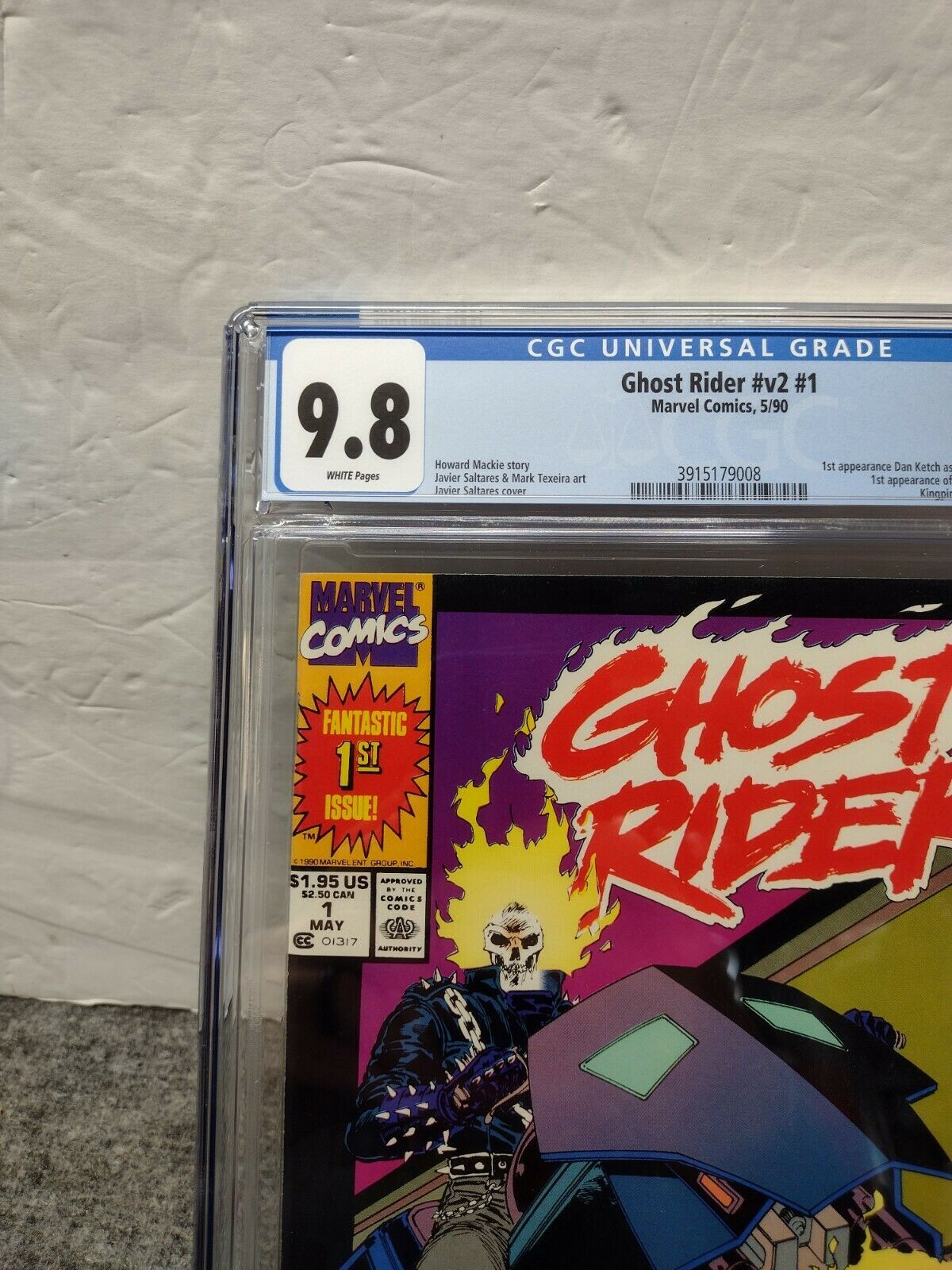 Ghost Rider v2 1 CGC 9.8 1990 1st Dan Ketch Ghost Rider & Deathwatch ...
