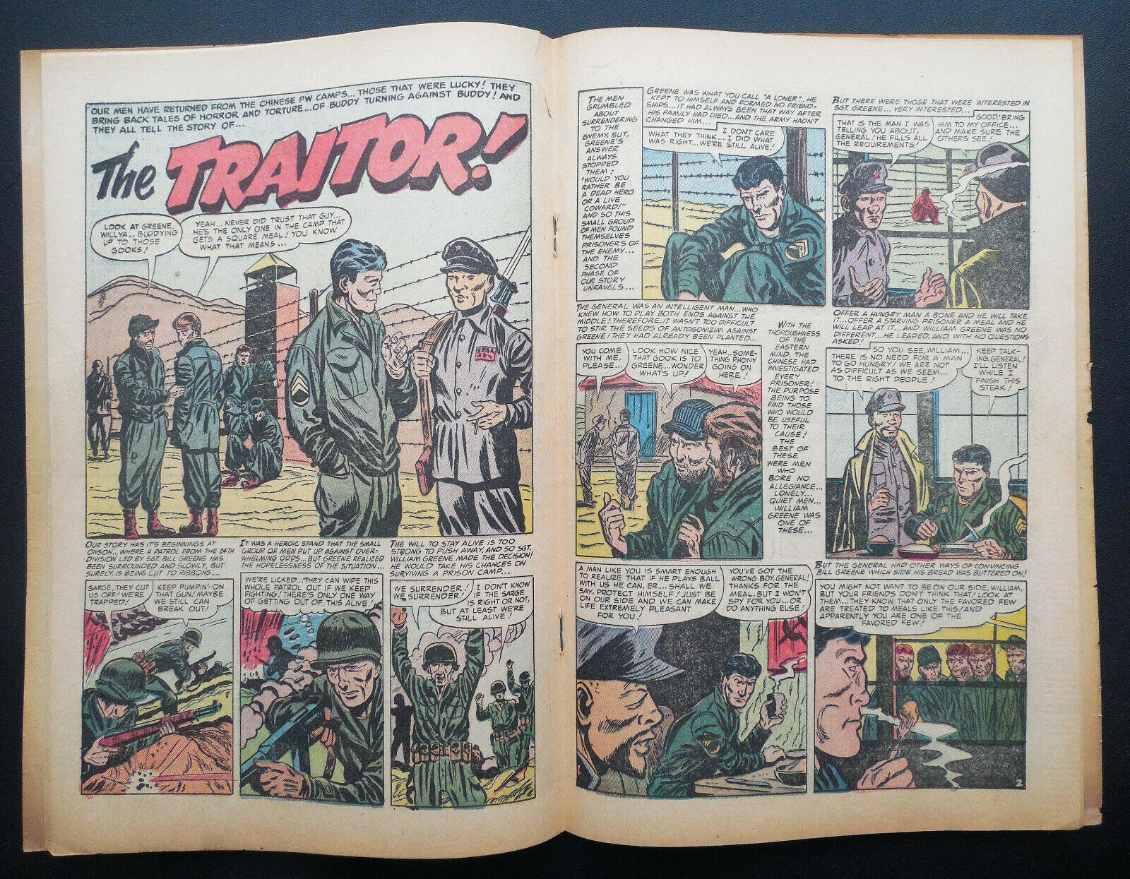 Battle CRY #12 VG+ 4.5 - Very Rare Golden AGE WAR - 1954 - None on CGC ...