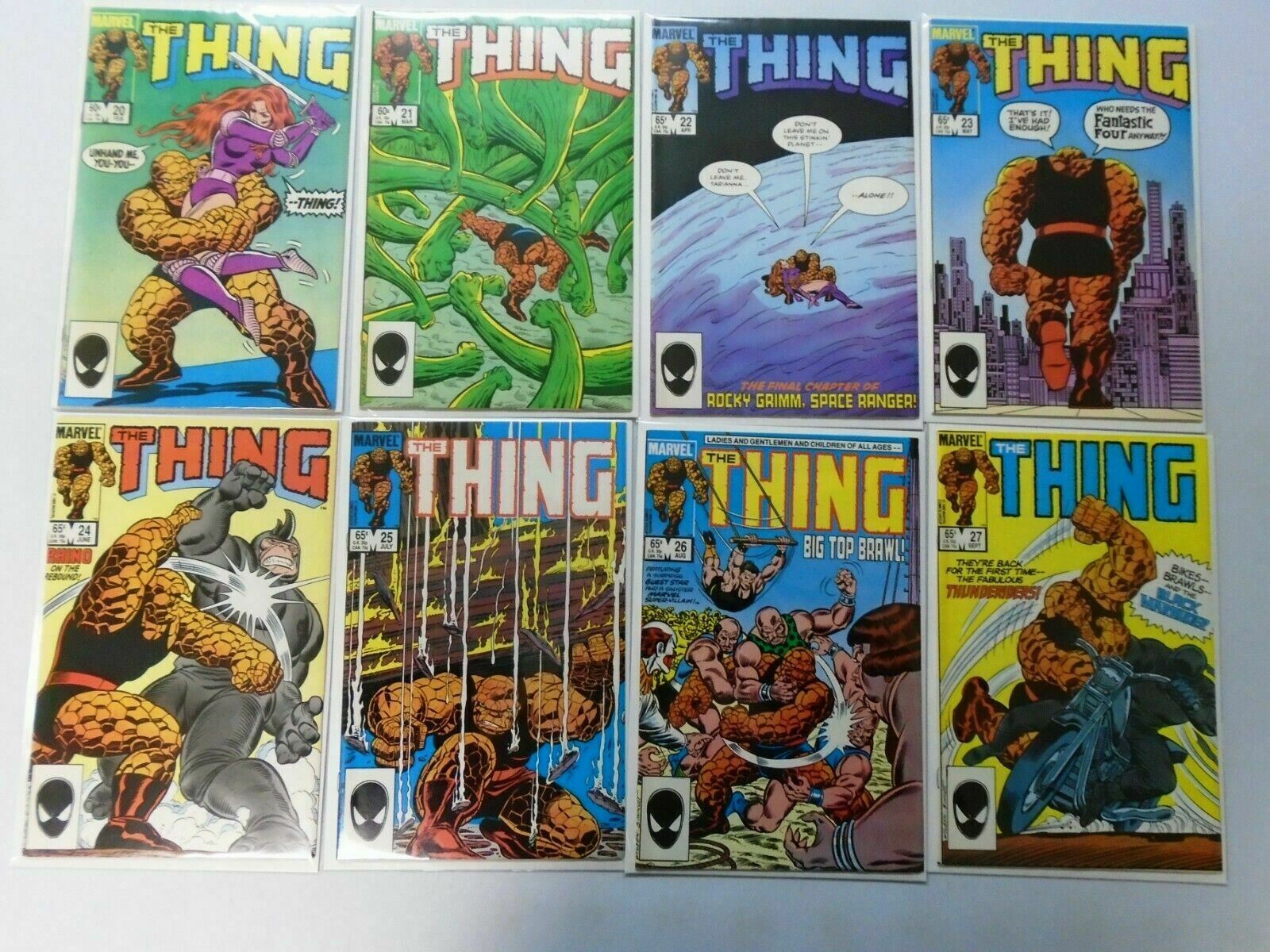 The Thing comic lot:#1-36 33 different average 8.5 VF+ (1983) | Comic ...