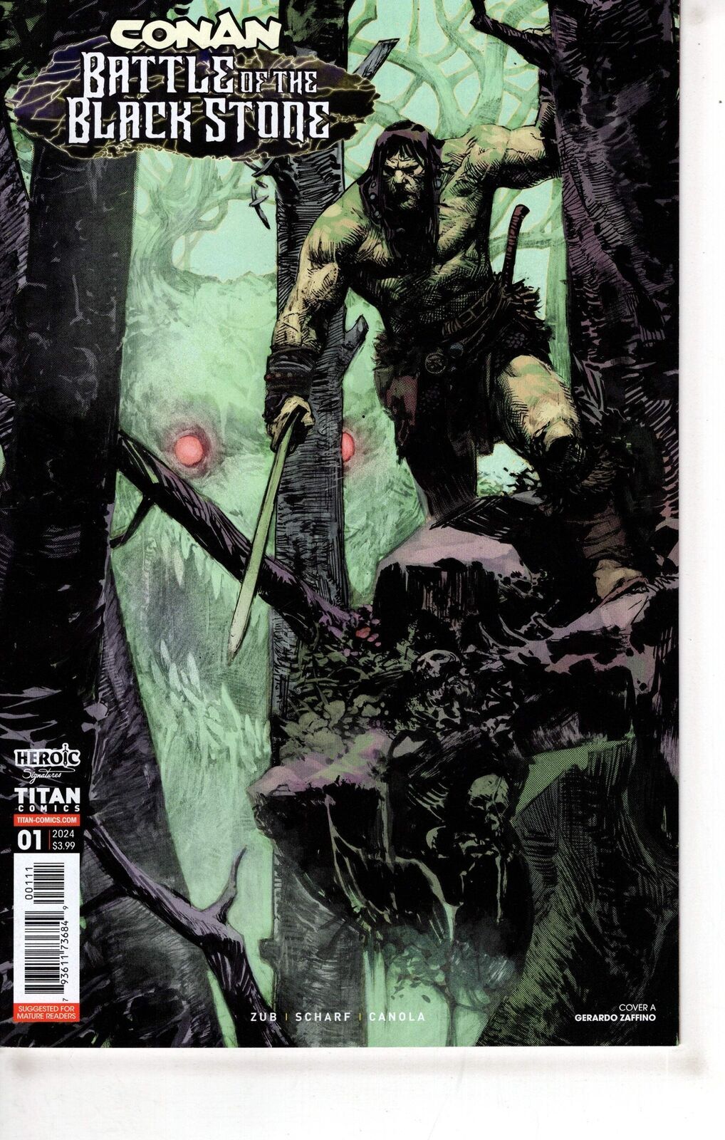 Conan the Barbarian Battle Blackstone #1 (Of 4) Cover A Zaffino (M ...
