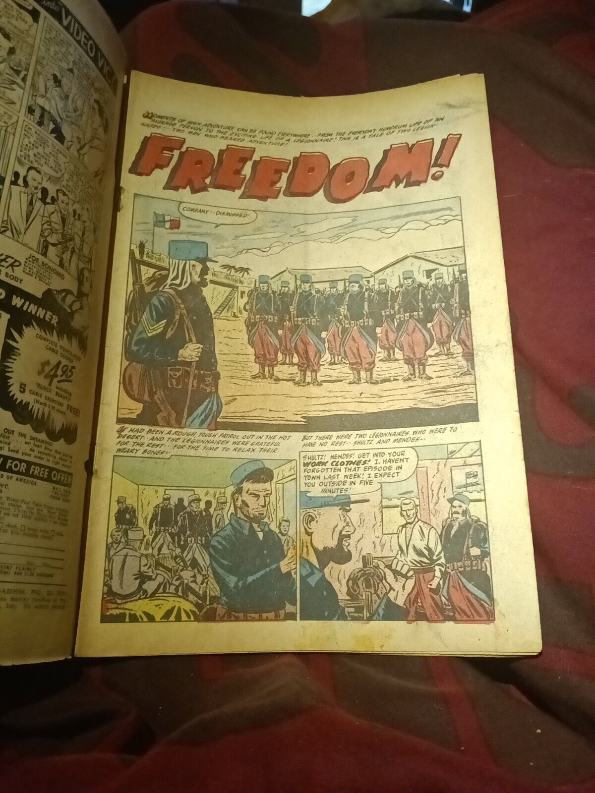 Real Adventure #1 1955-Gillmor-1st issue-Foreign Legion-rare- | Comic ...